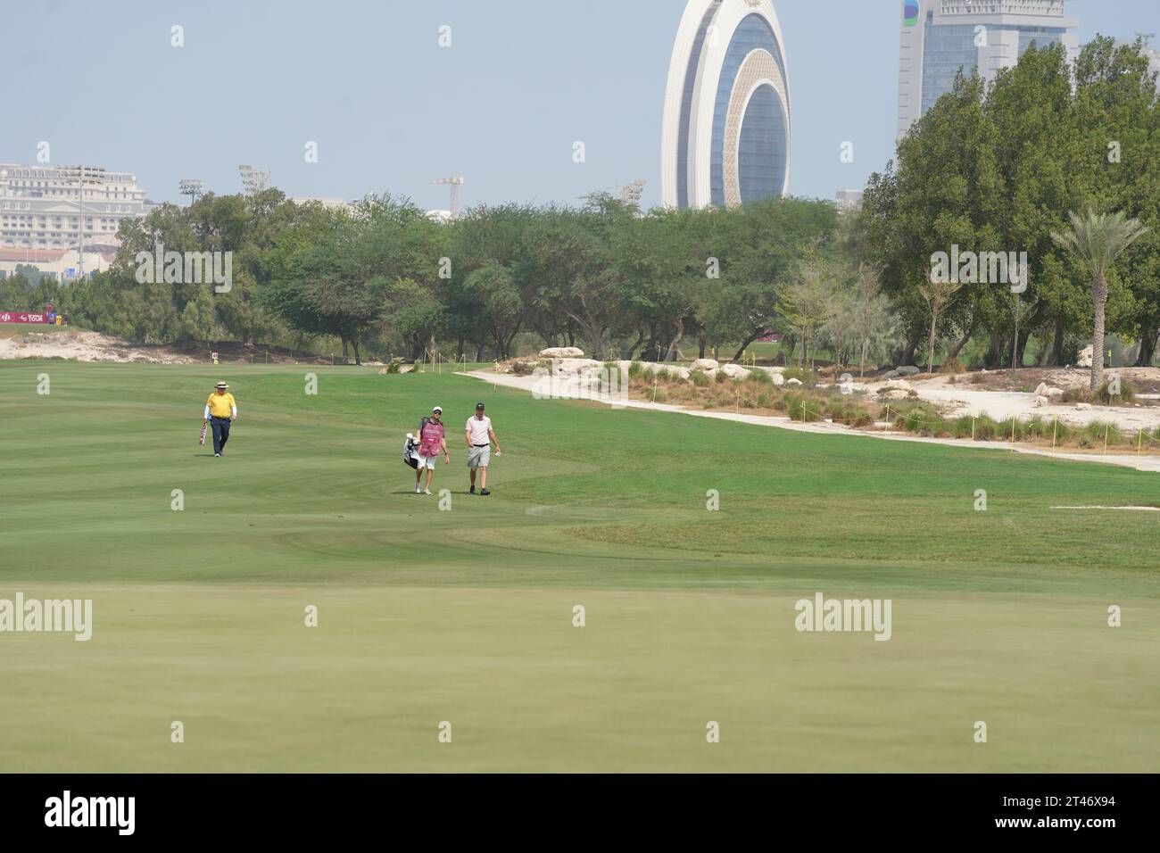 Commercial Bank Qatar Masters at the Doha Golf Club in Qatar Stock ...