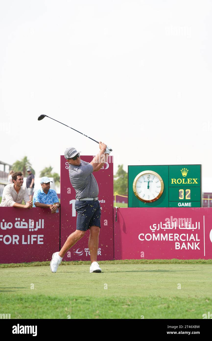 Commercial Bank Qatar Masters at the Doha Golf Club in Qatar Stock ...