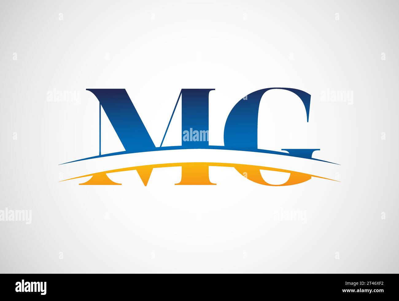 Initial Letter M G Logo Design Vector. Graphic Alphabet Symbol For ...