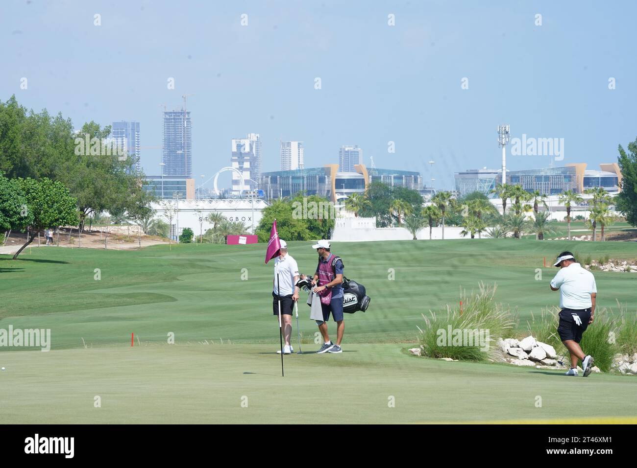 Commercial Bank Qatar Masters at the Doha Golf Club in Qatar Stock ...