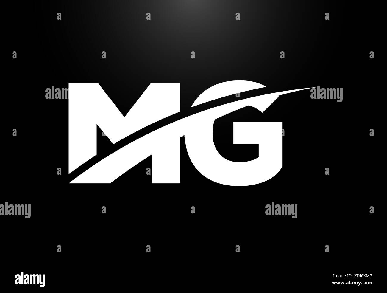 Initial Letter M G Logo Design Vector. Graphic Alphabet Symbol For ...