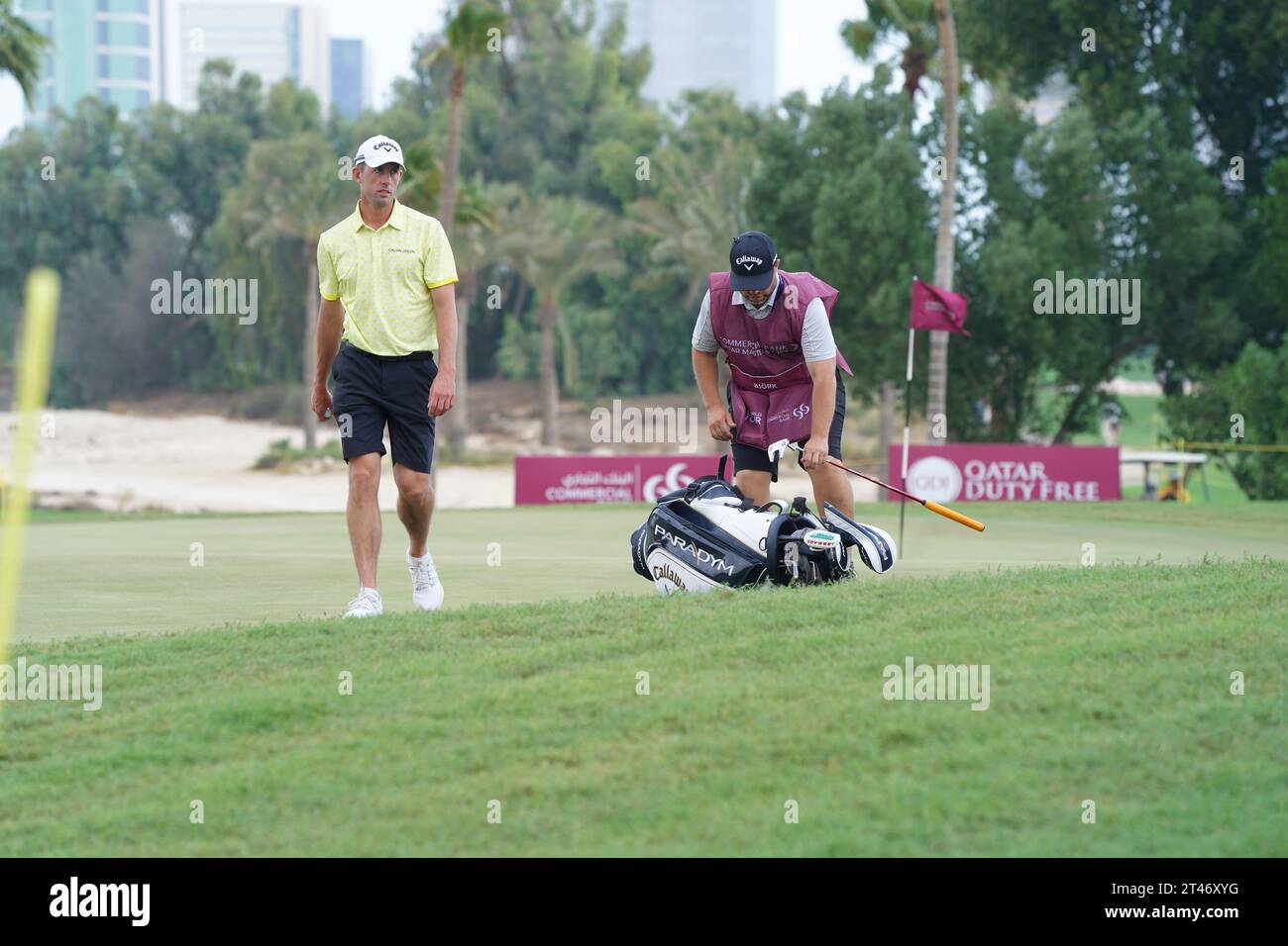 Commercial Bank Qatar Masters at the Doha Golf Club in Qatar Stock ...