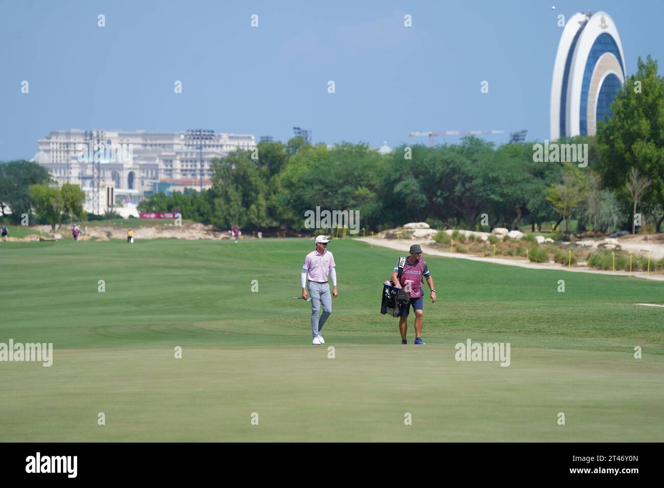 Commercial Bank Qatar Masters at the Doha Golf Club in Qatar Stock ...