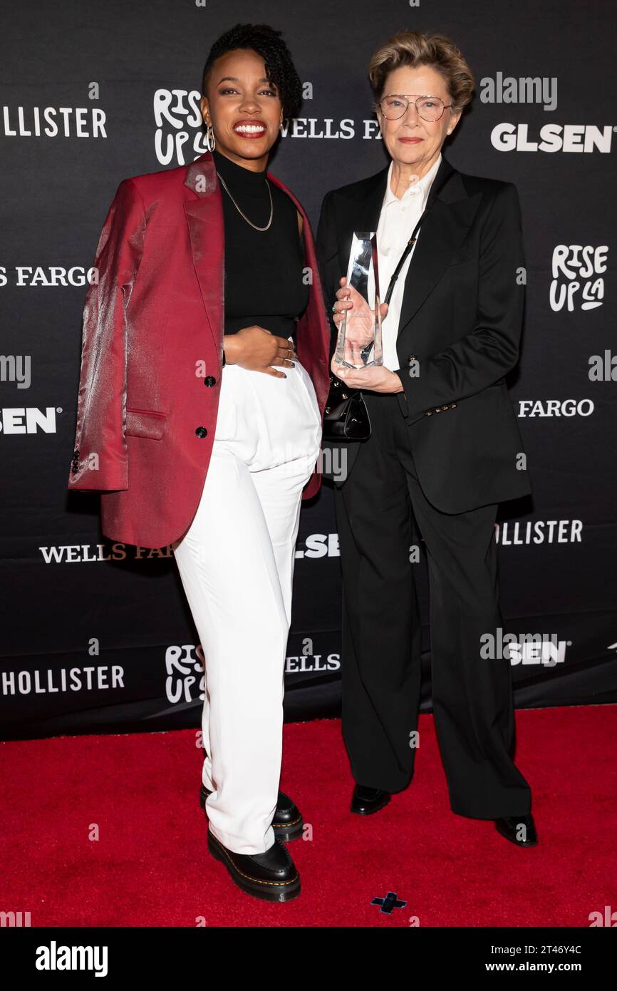 Los Angeles, USA. 28th Oct, 2023. Melanie Willingham-Jaggers and ...