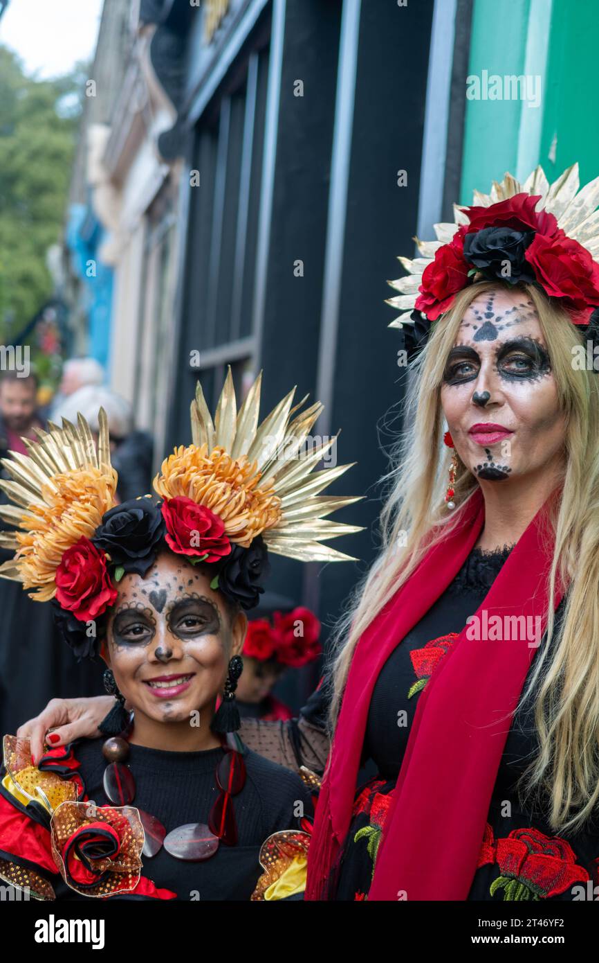 London, UK, 28th October 2023, London's Day of the Dead took place on ...