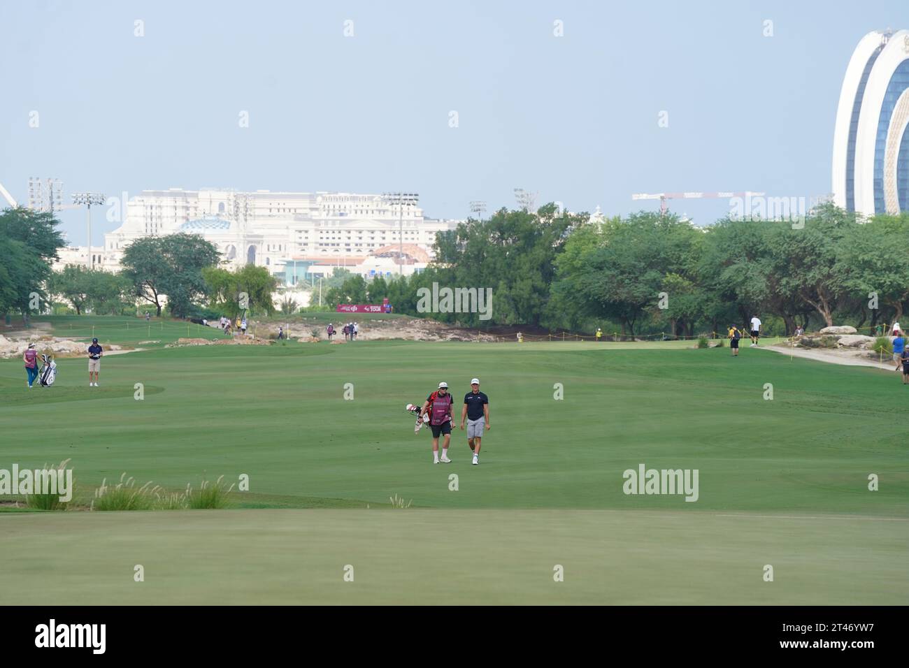 Commercial Bank Qatar Masters at the Doha Golf Club in Qatar Stock ...