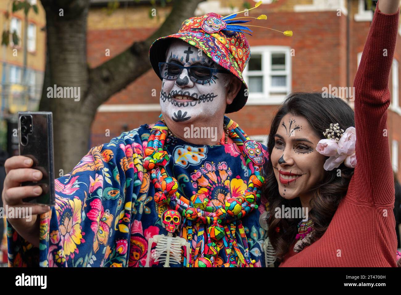 London, UK, 28th October 2023, London's Day of the Dead took place on ...