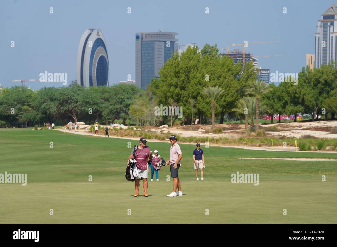 Commercial Bank Qatar Masters at the Doha Golf Club in Qatar Stock ...