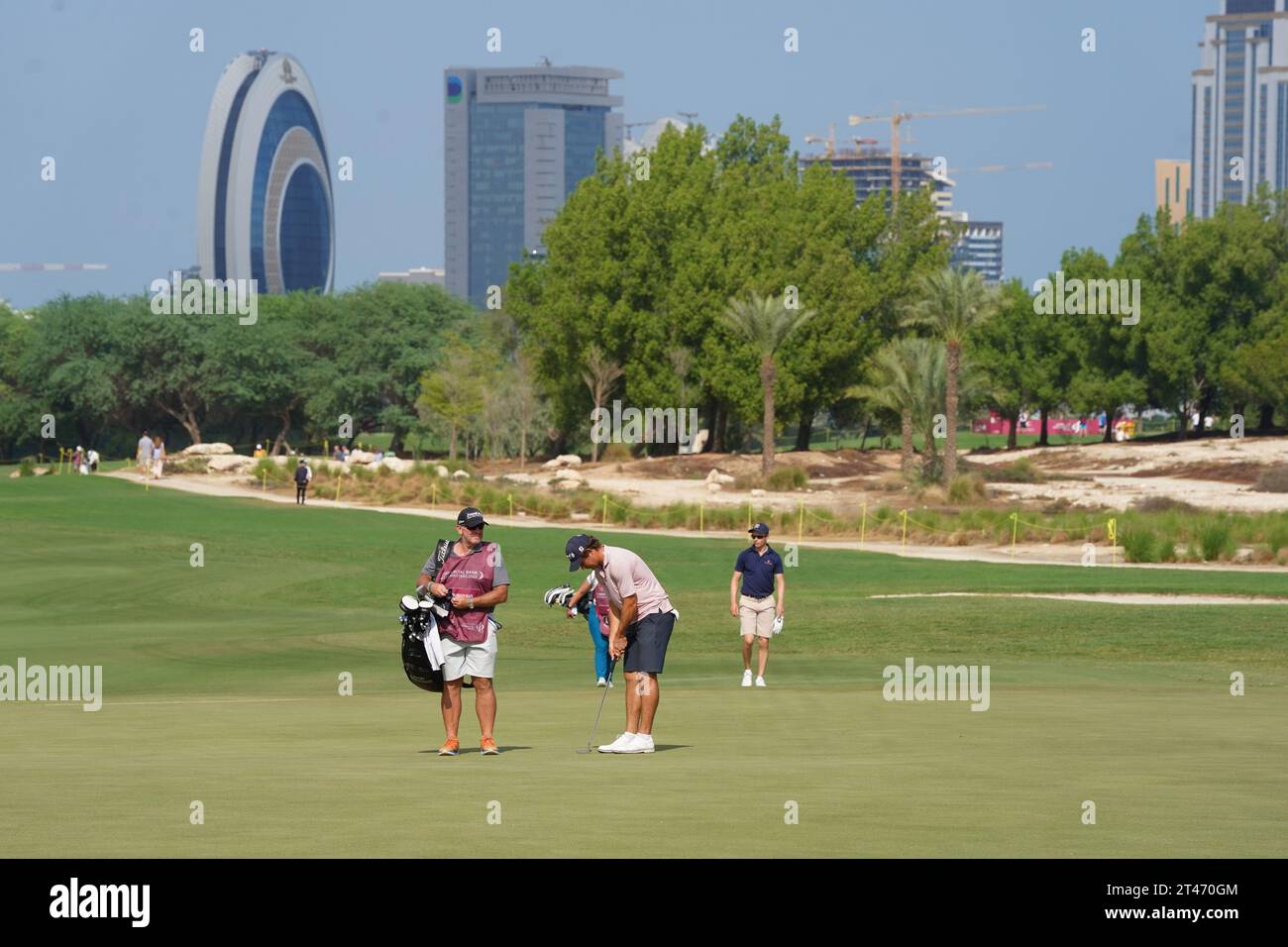 Commercial Bank Qatar Masters at the Doha Golf Club in Qatar Stock ...