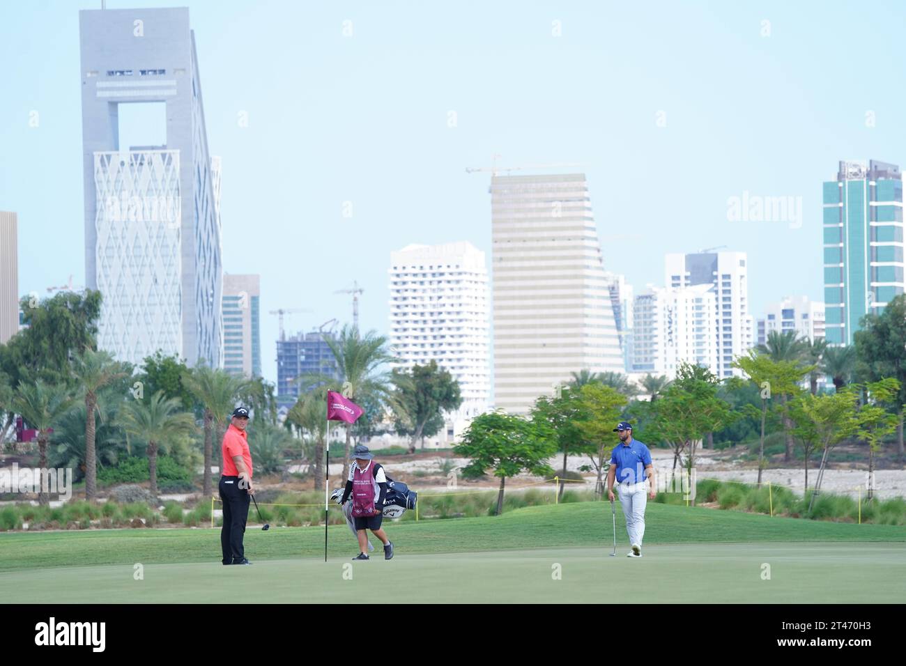 Commercial Bank Qatar Masters at the Doha Golf Club in Qatar Stock ...