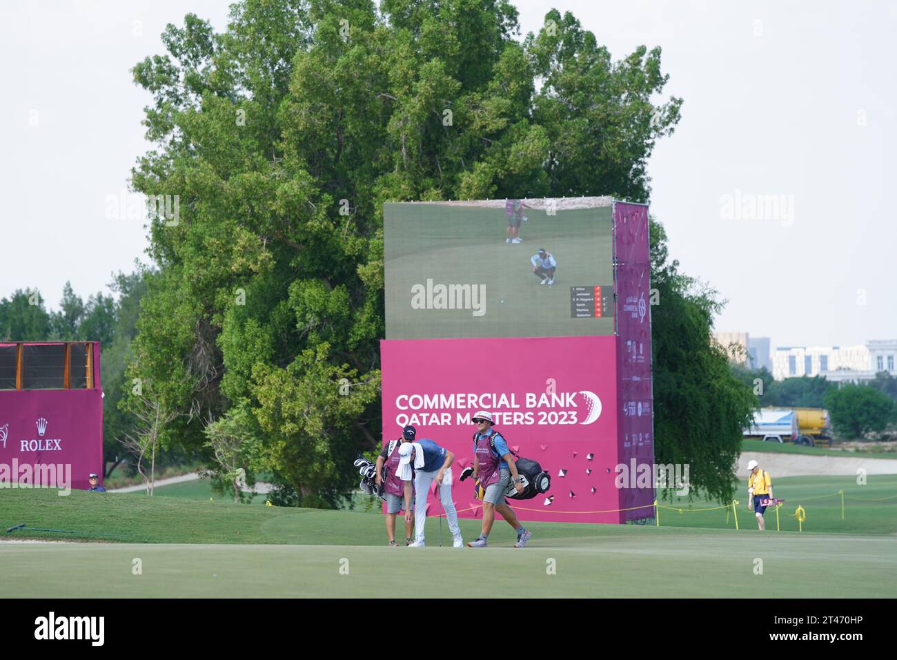 Commercial Bank Qatar Masters at the Doha Golf Club in Qatar Stock ...
