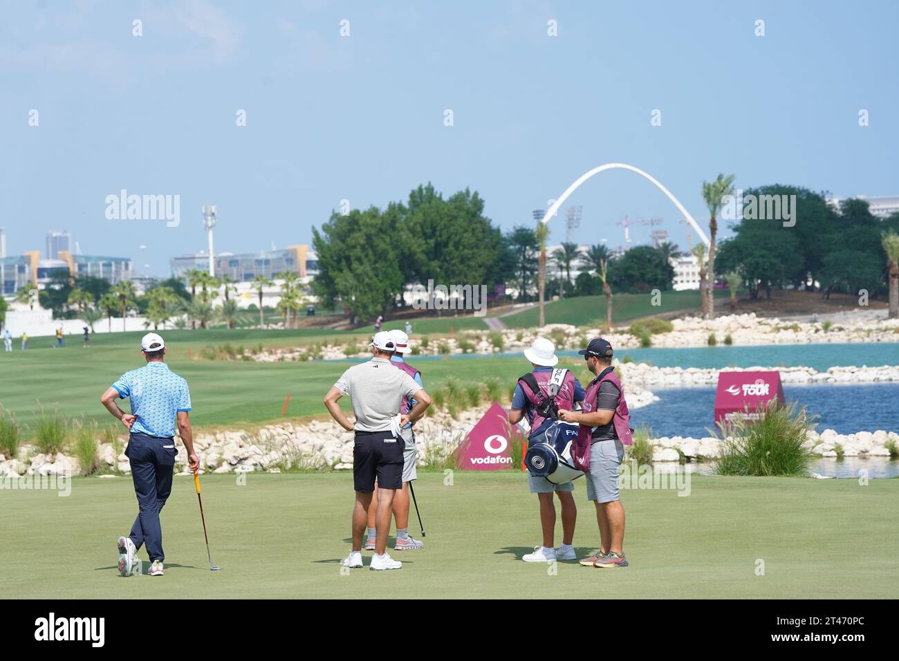 Commercial Bank Qatar Masters at the Doha Golf Club in Qatar Stock ...