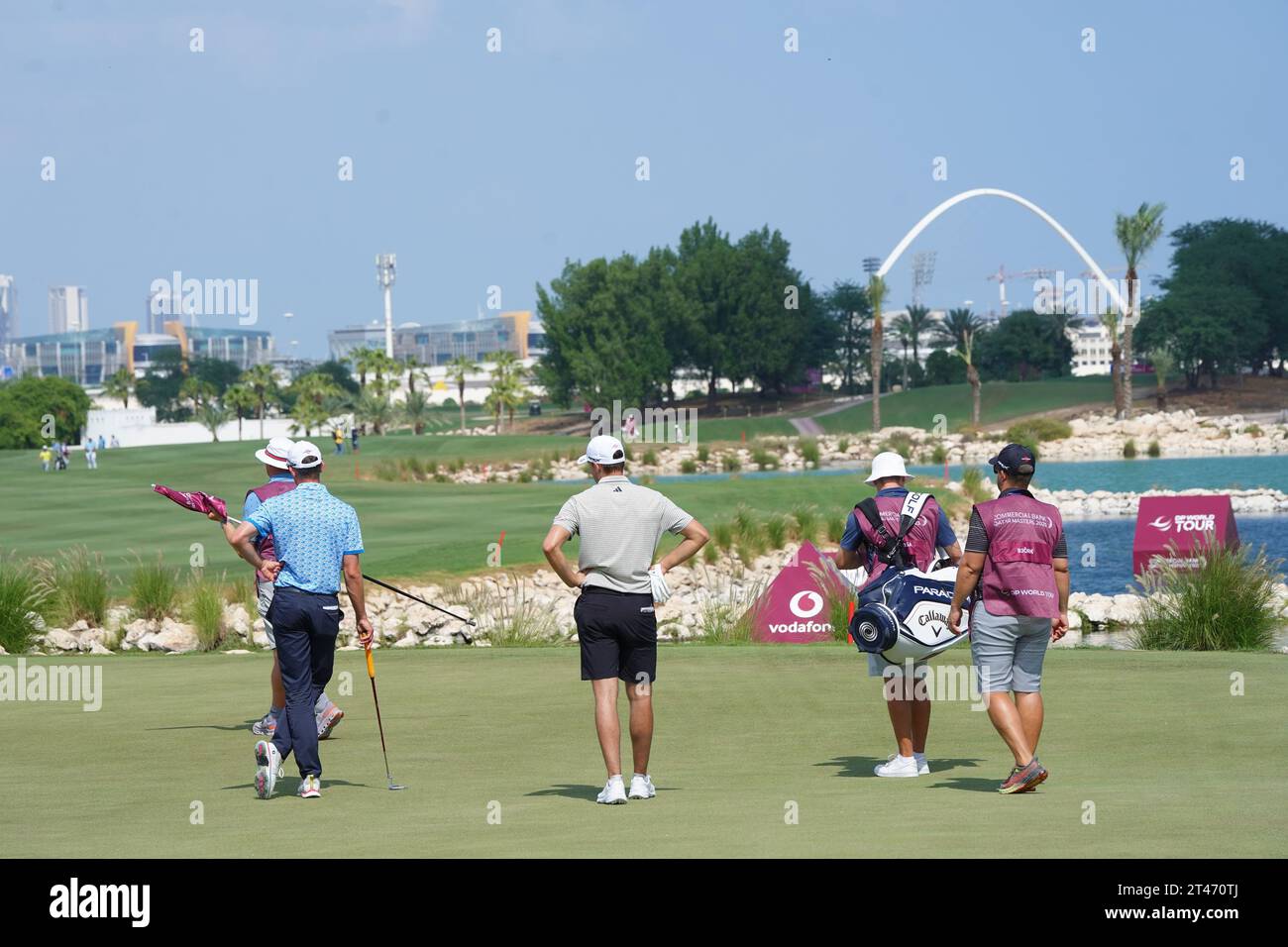 Commercial Bank Qatar Masters at the Doha Golf Club in Qatar Stock ...