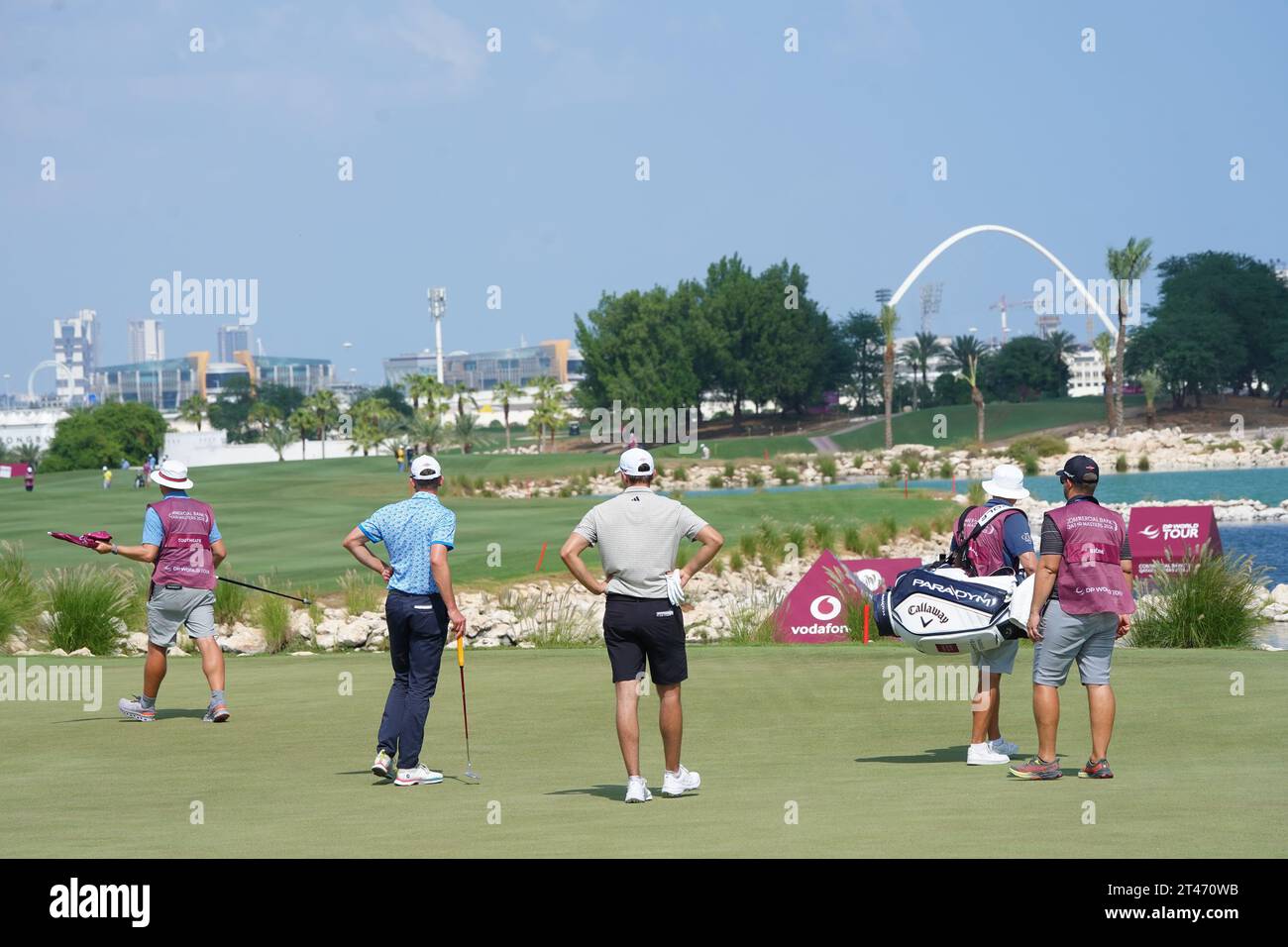 Commercial Bank Qatar Masters at the Doha Golf Club in Qatar Stock ...