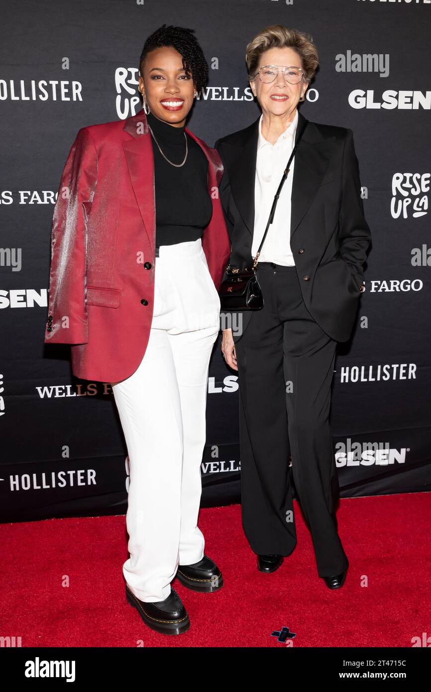 Los Angeles, USA. 28th Oct, 2023. Melanie Willingham-Jaggers and ...