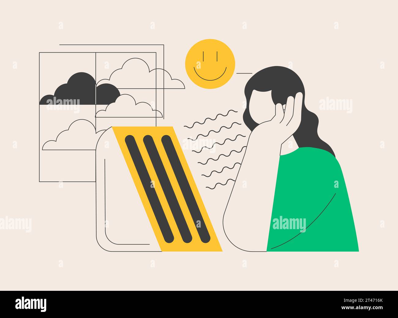 Light therapy abstract concept vector illustration Stock Vector Image ...