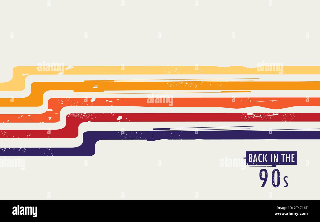 Abstract retro background in back to the 90s style Stock Vector Image ...