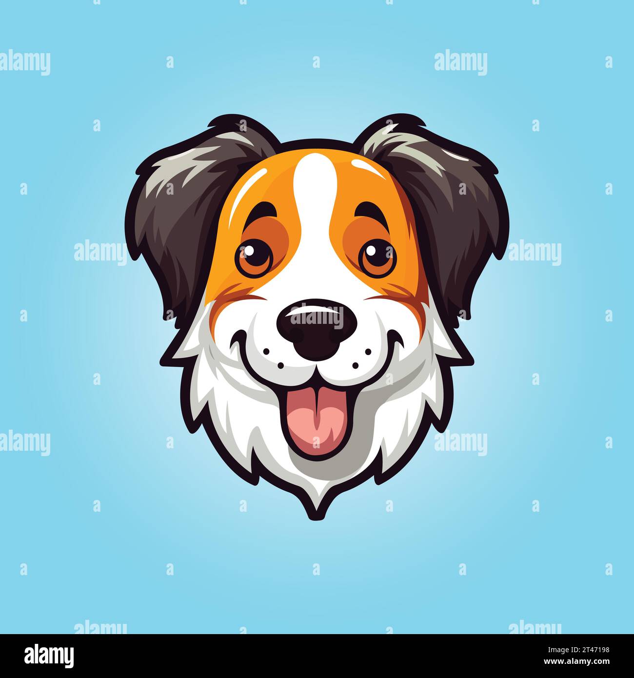 Cute face vector vectors hi-res stock photography and images - Alamy
