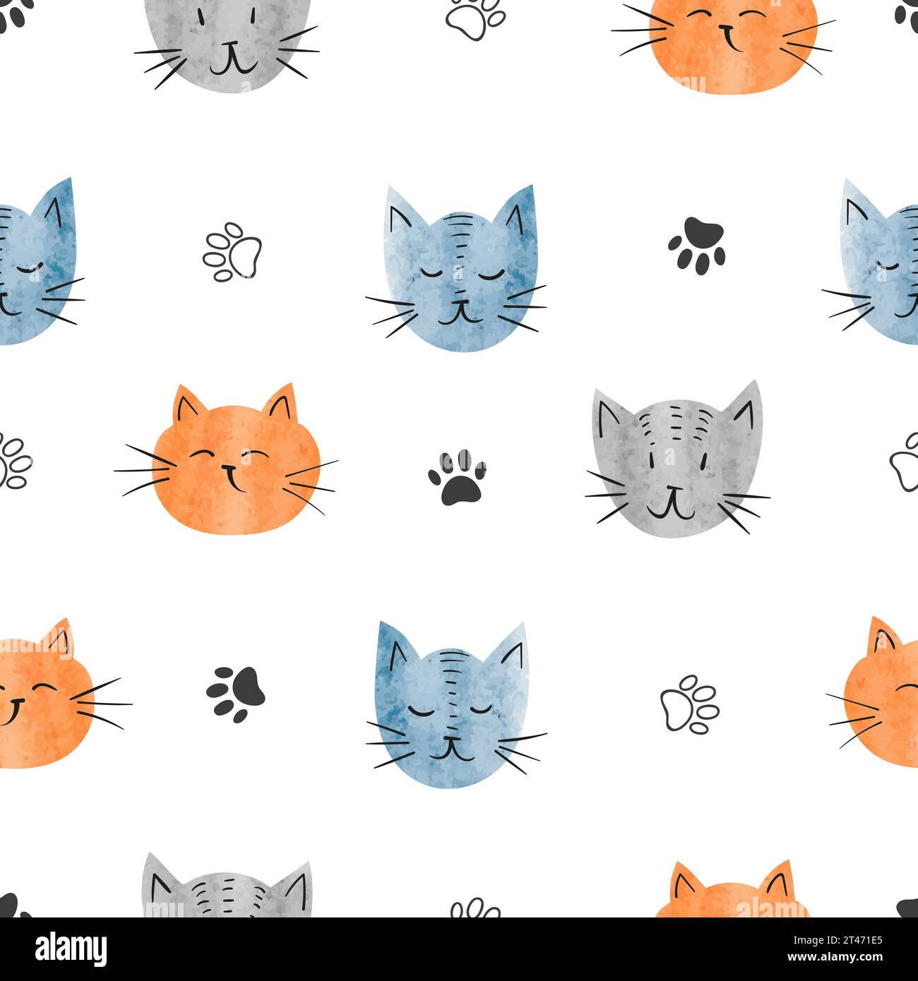 Cat cats faces Stock Vector Images - Alamy