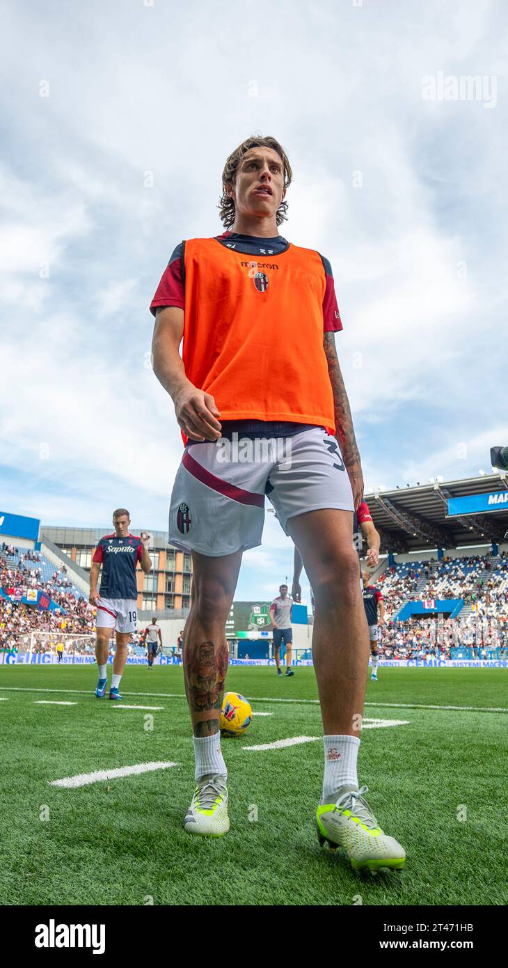Riccardo Calafiori (Bologna) during the Italian "Serie A" match between ...