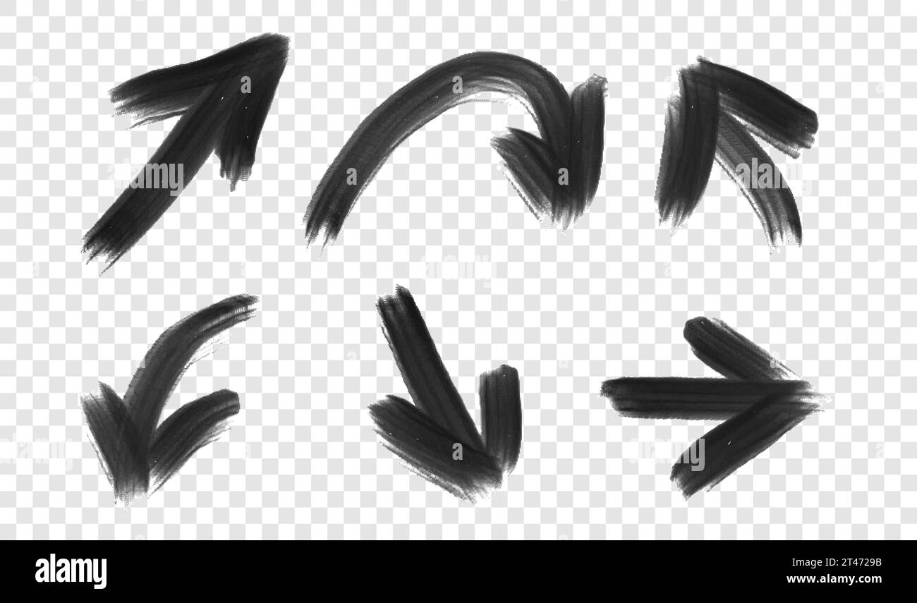 Set of Hand drawn vector arrows doodle. Vector illustration Stock Vector Image & Art - Alamy