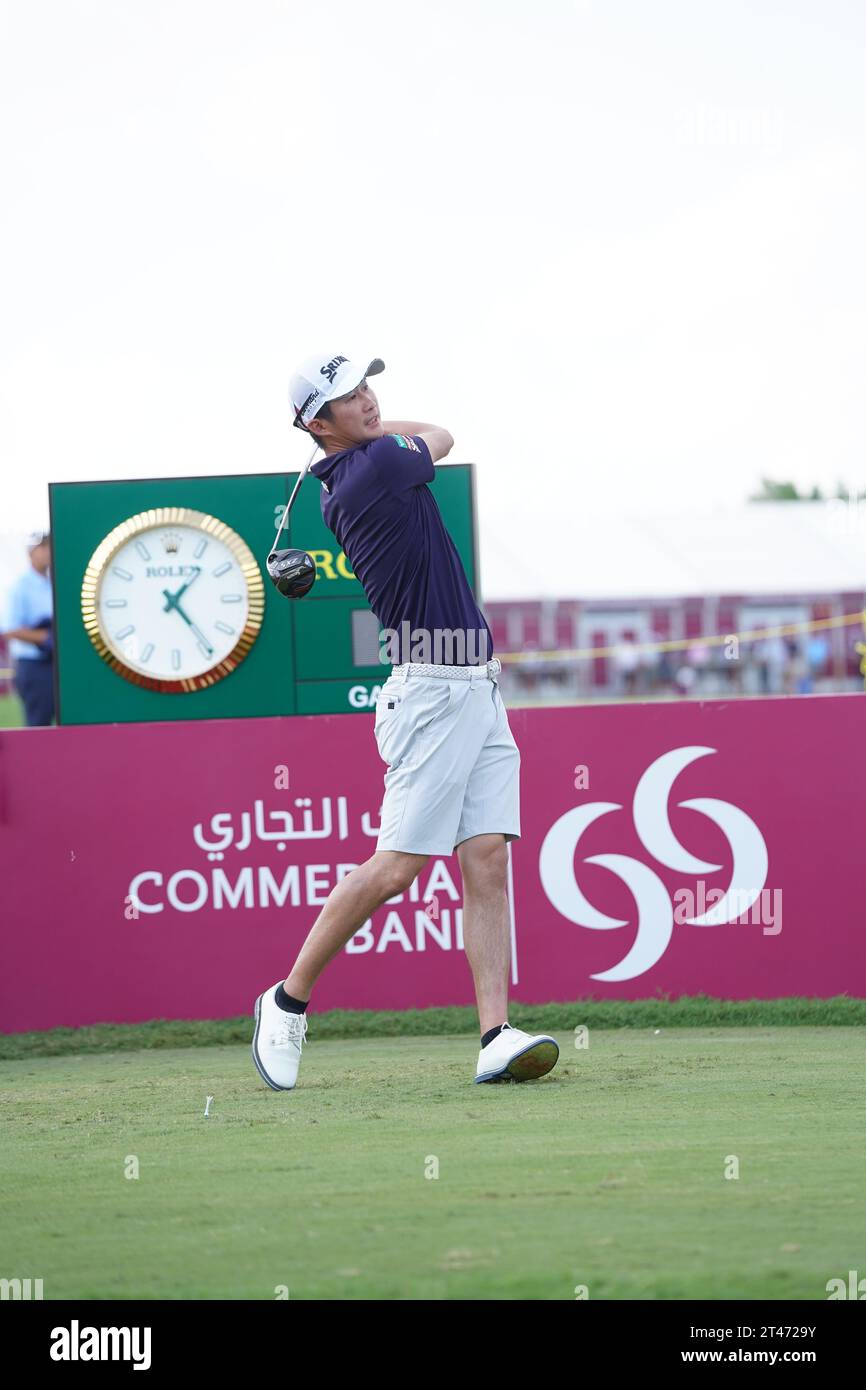 Commercial Bank Qatar Masters at the Doha Golf Club in Qatar Stock ...