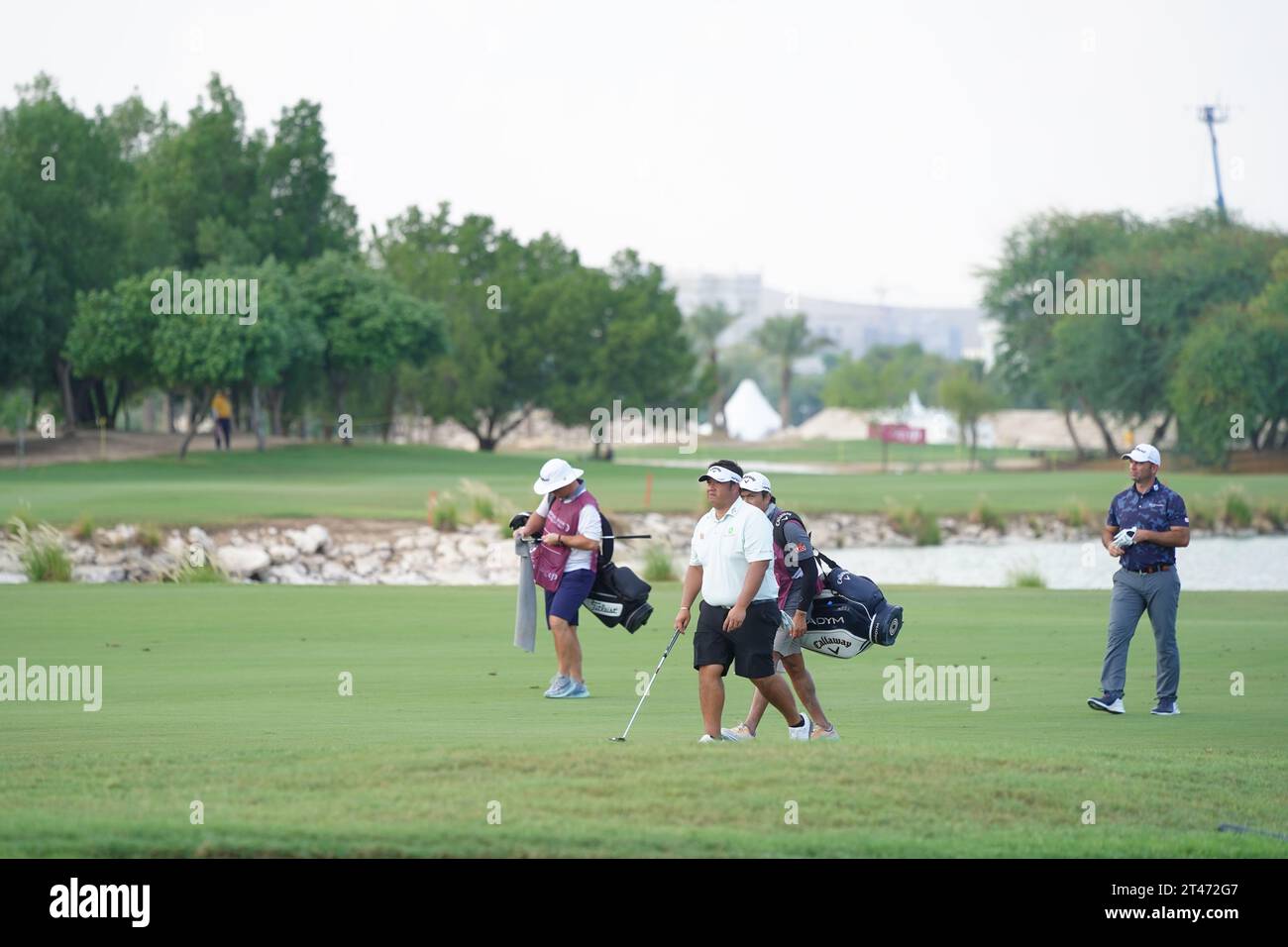 Commercial Bank Qatar Masters at the Doha Golf Club in Qatar Stock ...