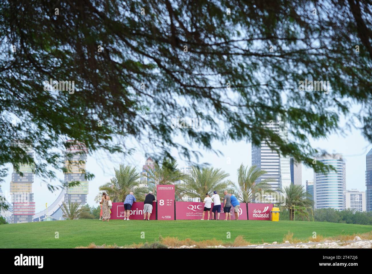 Commercial Bank Qatar Masters at the Doha Golf Club in Qatar Stock ...