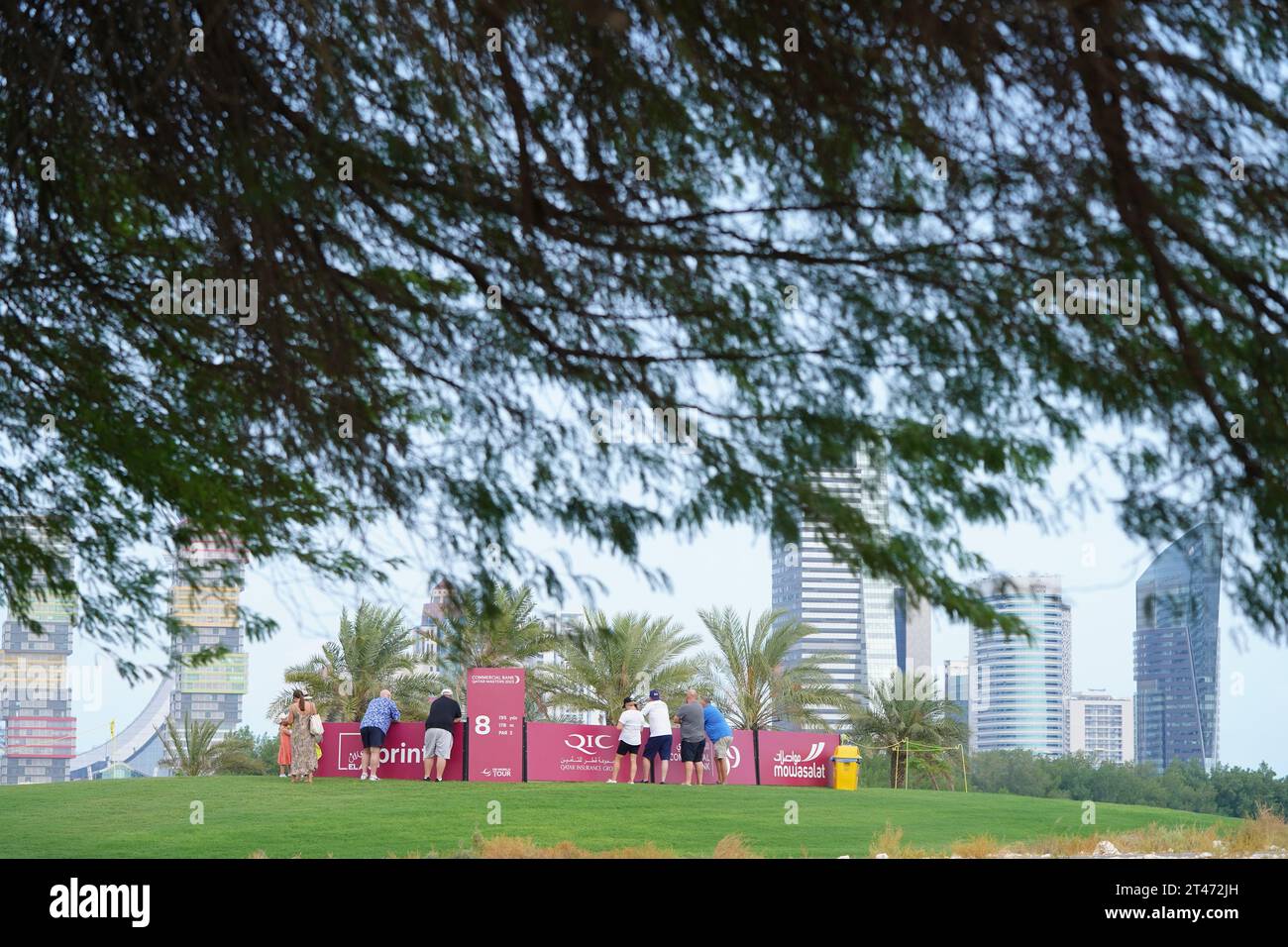 Commercial Bank Qatar Masters at the Doha Golf Club in Qatar Stock ...