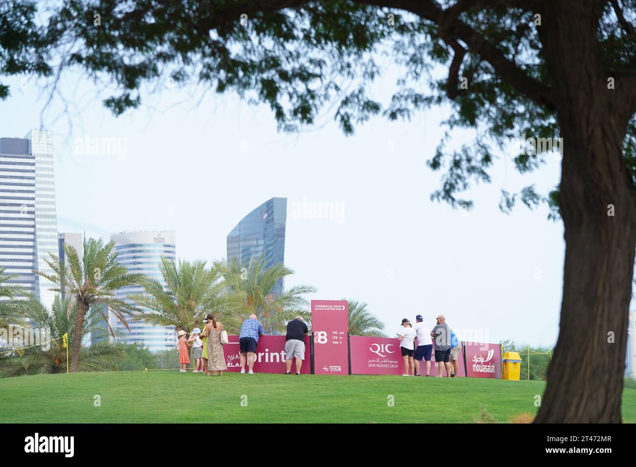 Commercial Bank Qatar Masters at the Doha Golf Club in Qatar Stock ...
