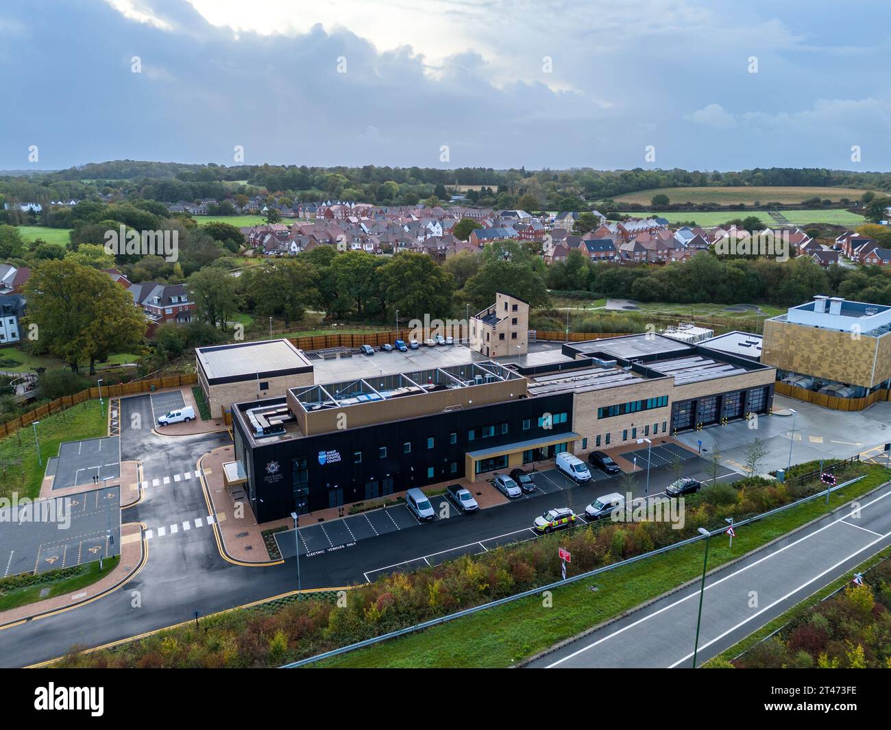 West Sussex Fire & Rescue Service's brand-new training facility and ...