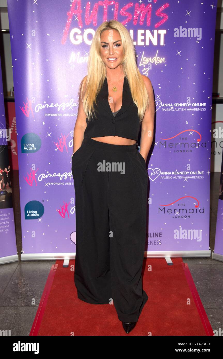 Daniella Mason attends Autism Got Talent, at the Mermaid Theatre London ...