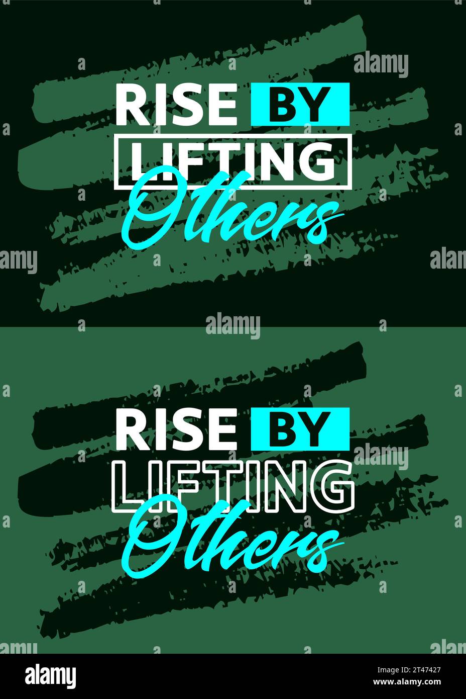 Rise by lifting others motivational quotes stroke background, Short ...
