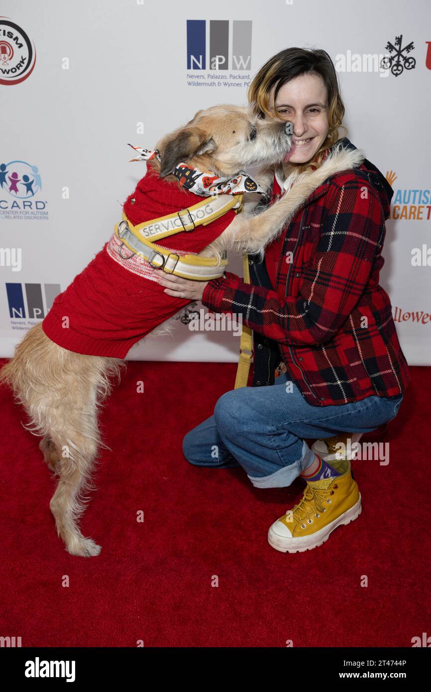 Los Angeles, USA. 28th Oct, 2023. Autistic writer Chloe Estelle attends ...