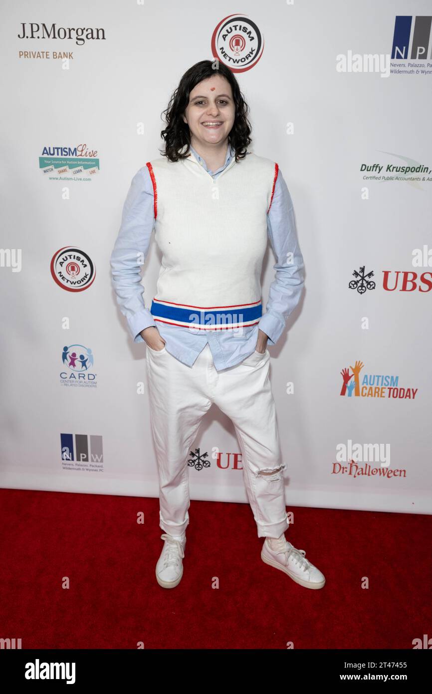 Los Angeles, USA. 28th Oct, 2023. Autistic actor Lillian Carrier ...