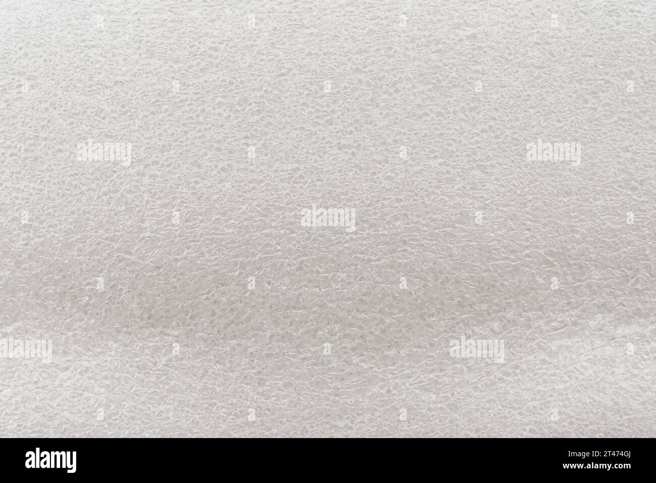 Texture of white rough plastic surface. Organic material background ...