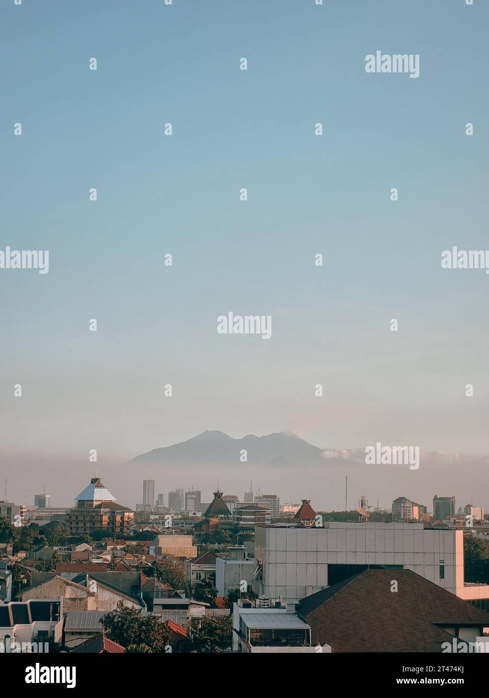 View of Surabaya Skyline, Surabaya, East Java, Indonesia Stock Photo ...