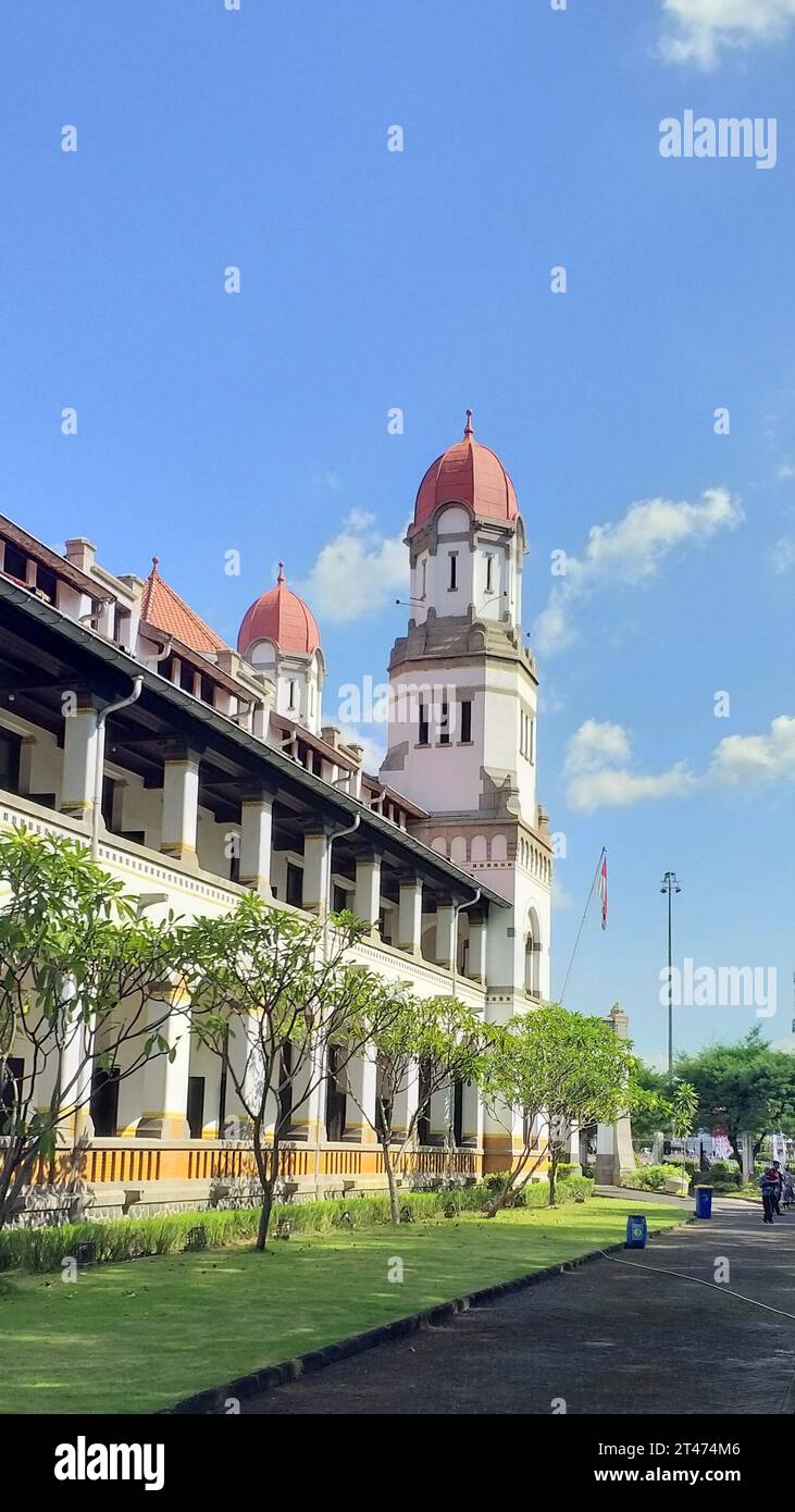 Exterior of Lawang Sewu Building, Semarang, Central Java Stock Photo ...
