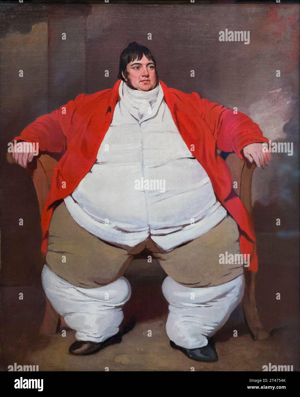 Daniel Lambert, attributed to Benjamin Marshall Stock Photo - Alamy