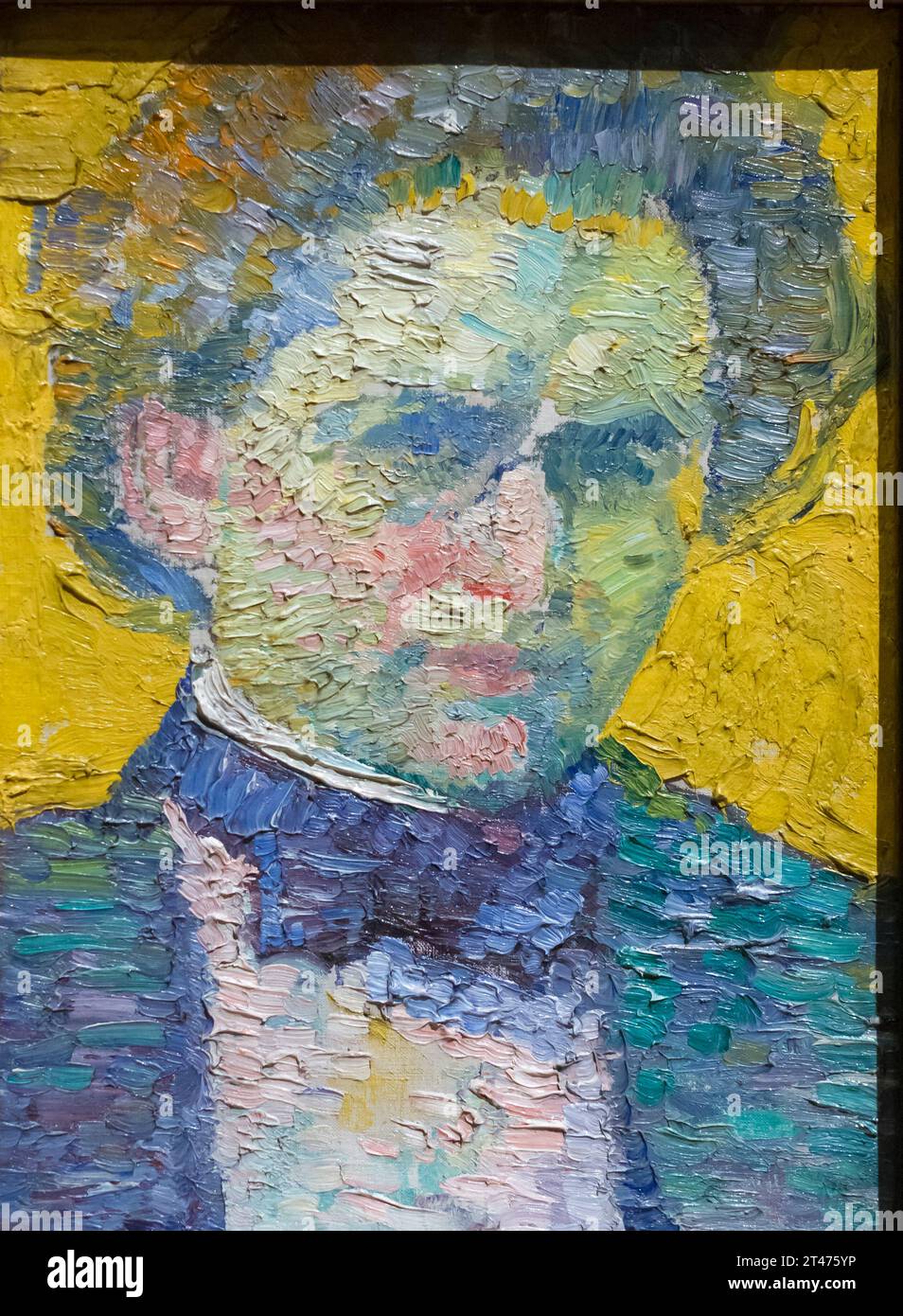 Self portrait by Alfred Wolmark Stock Photo - Alamy