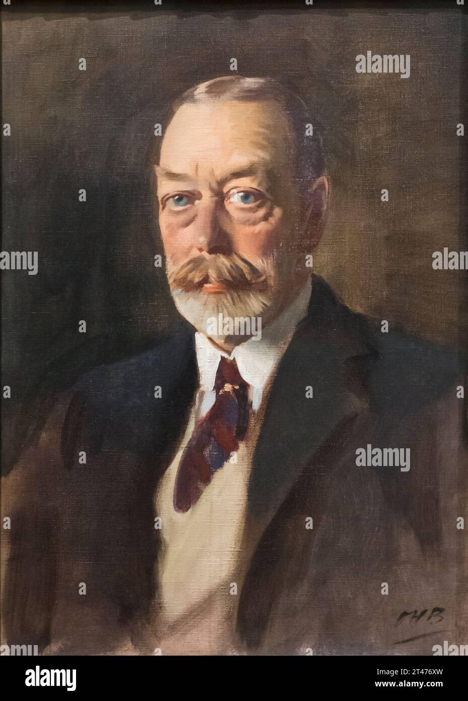 King George, Oswald Birley Stock Photo - Alamy