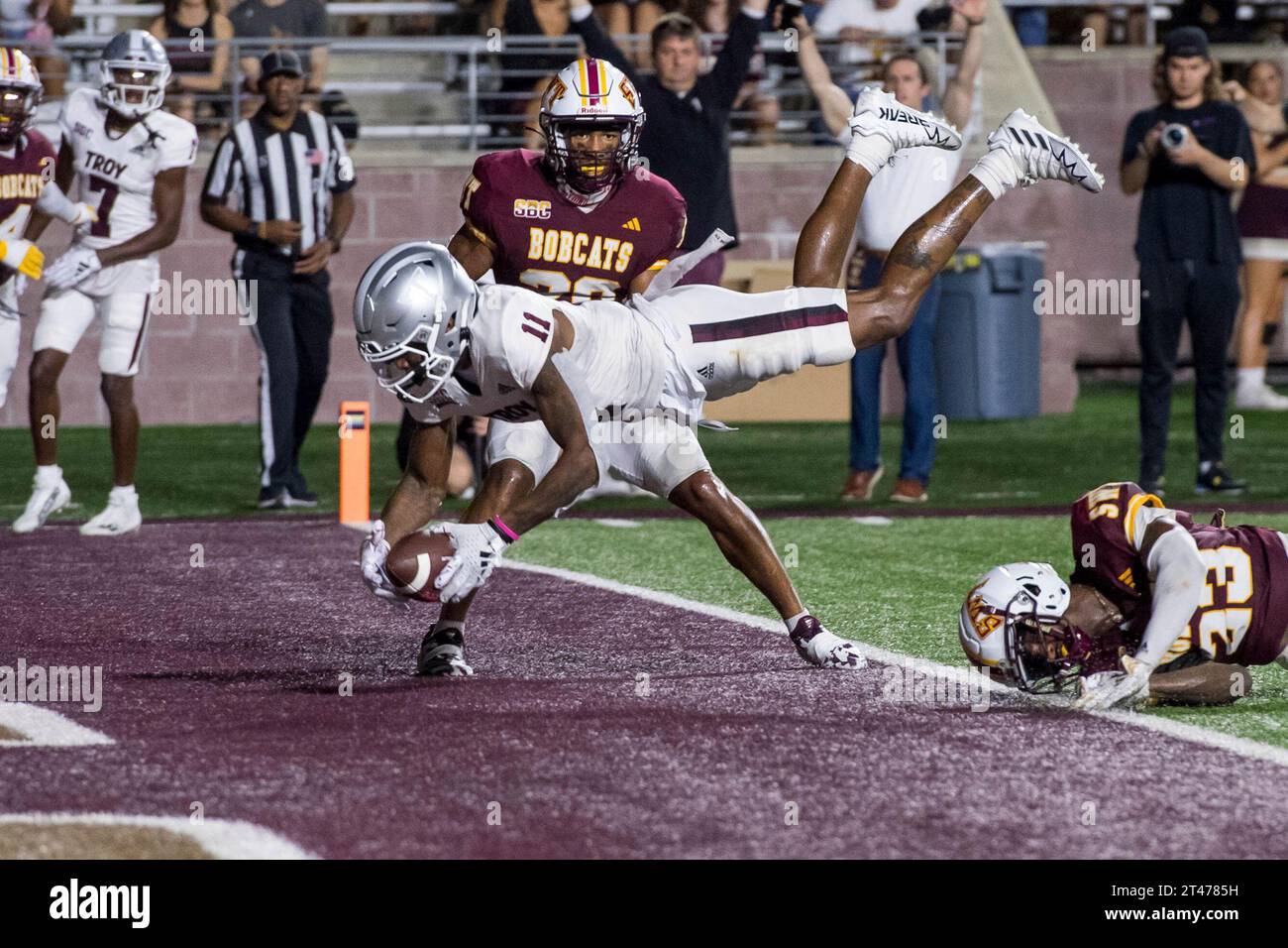October 28, 2023: Troy Trojans wide receiver Deshon Stoudemire (11 ...