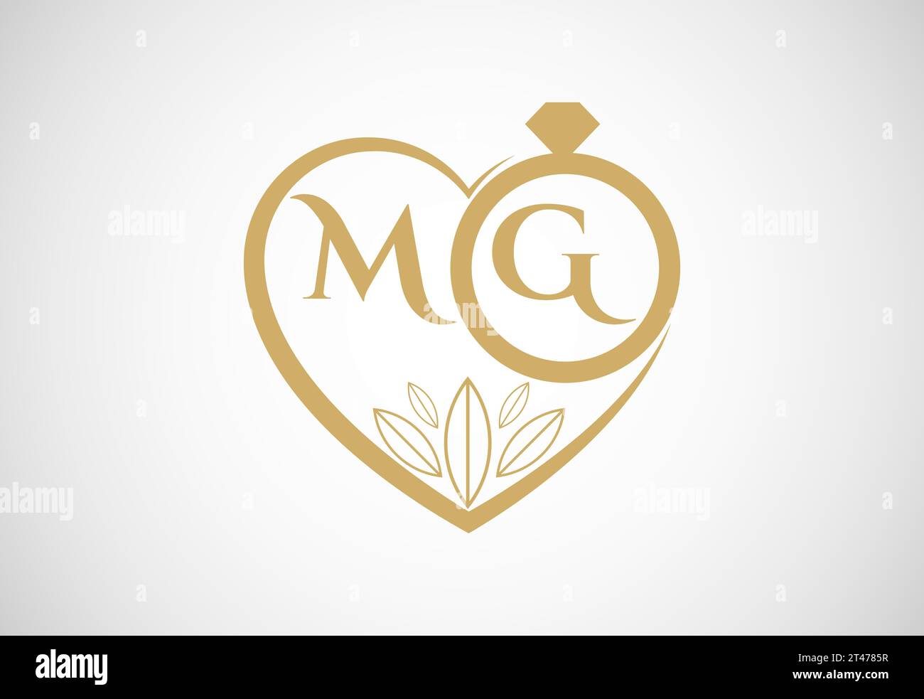 Initial Letter M G Logo Design Vector. Graphic Alphabet Symbol For ...