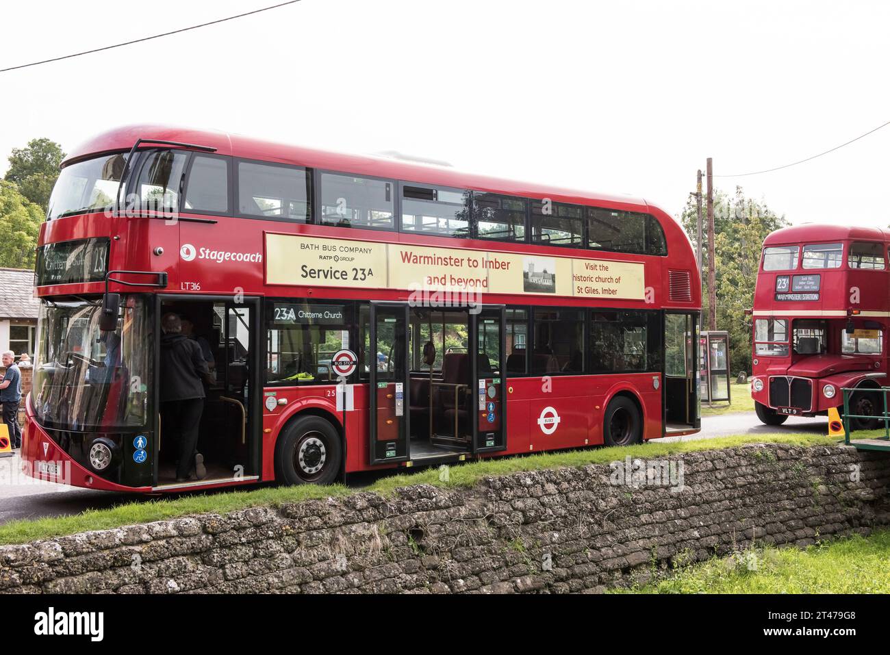 Imberbus fleet of classic buses hi-res stock photography and images - Alamy