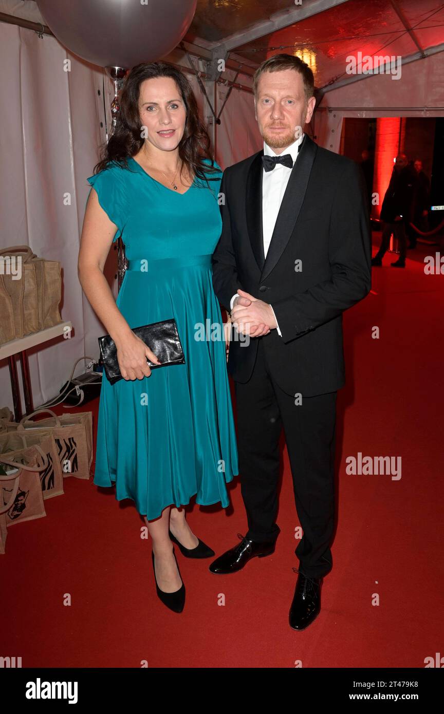 Michael Kretschmer mit Partnerin Annett Hofmann bei der 15. Hope Gala ...