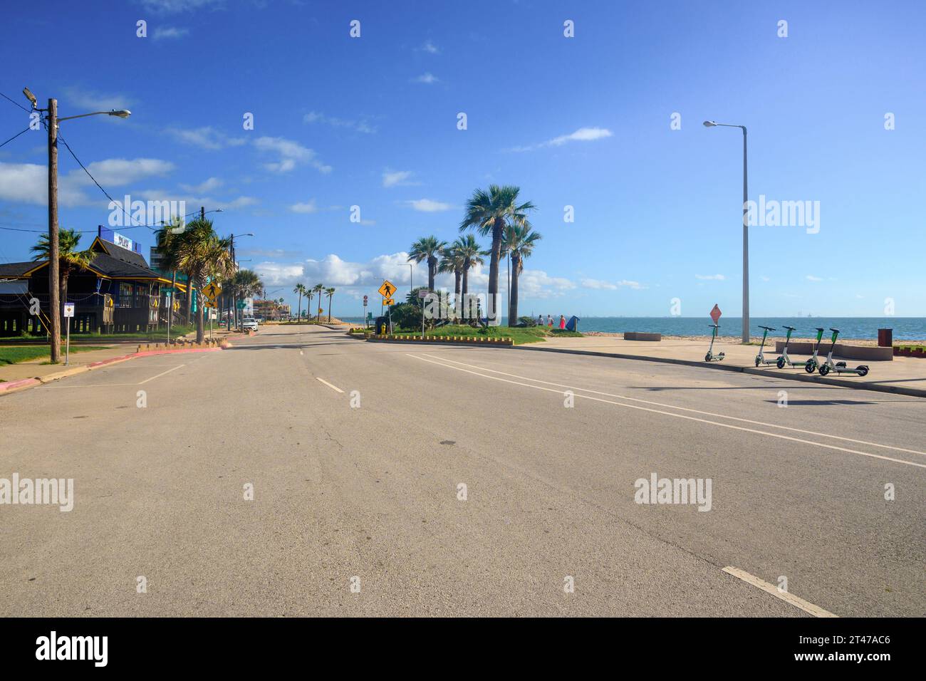 Corpus Christi, Texas, USA - October 12, 2023: Shoreline Boulevard in ...
