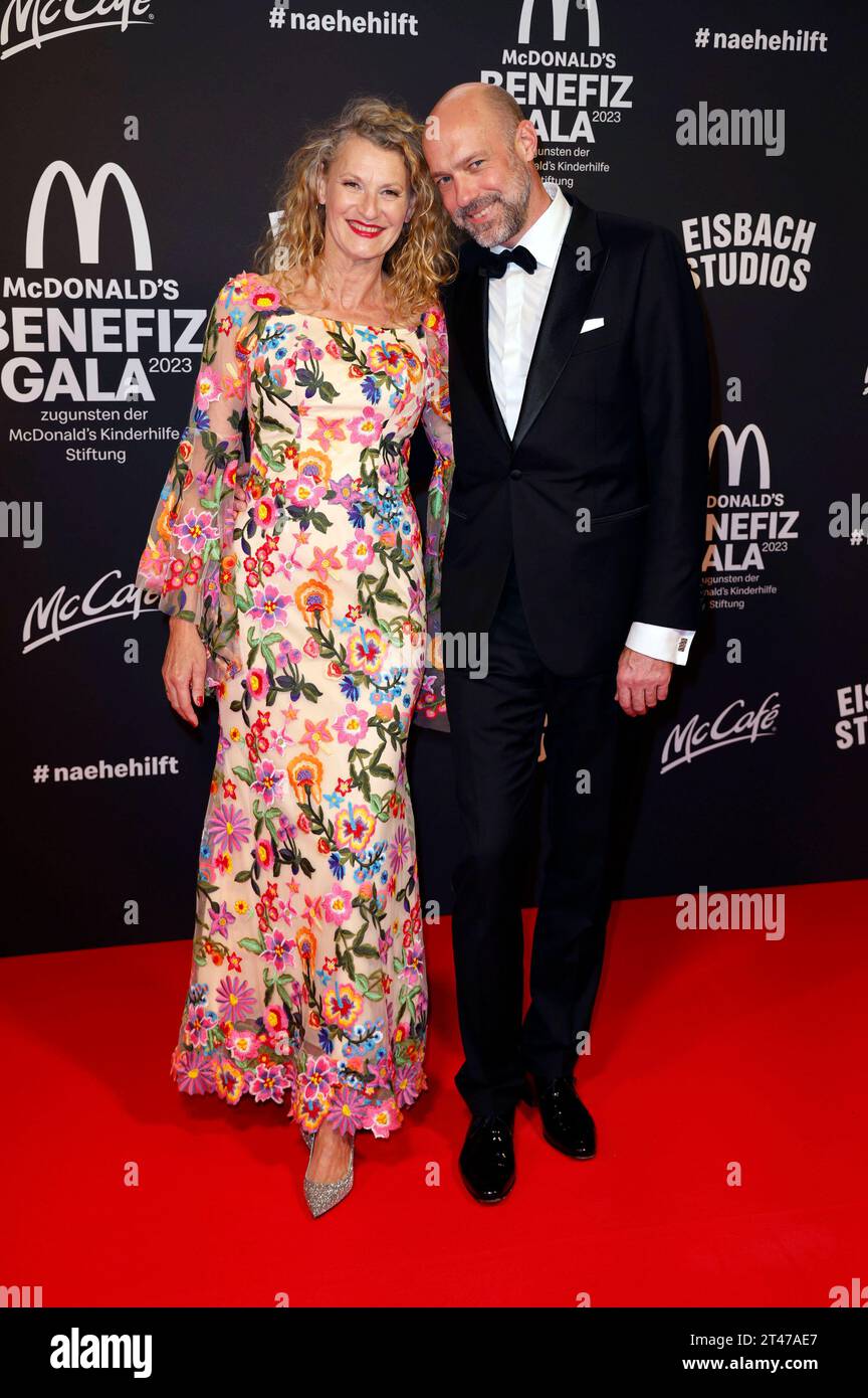 Heike Henkel mit Ehemann Paul Meier bei der 18. McDonald s Benefiz Gala ...