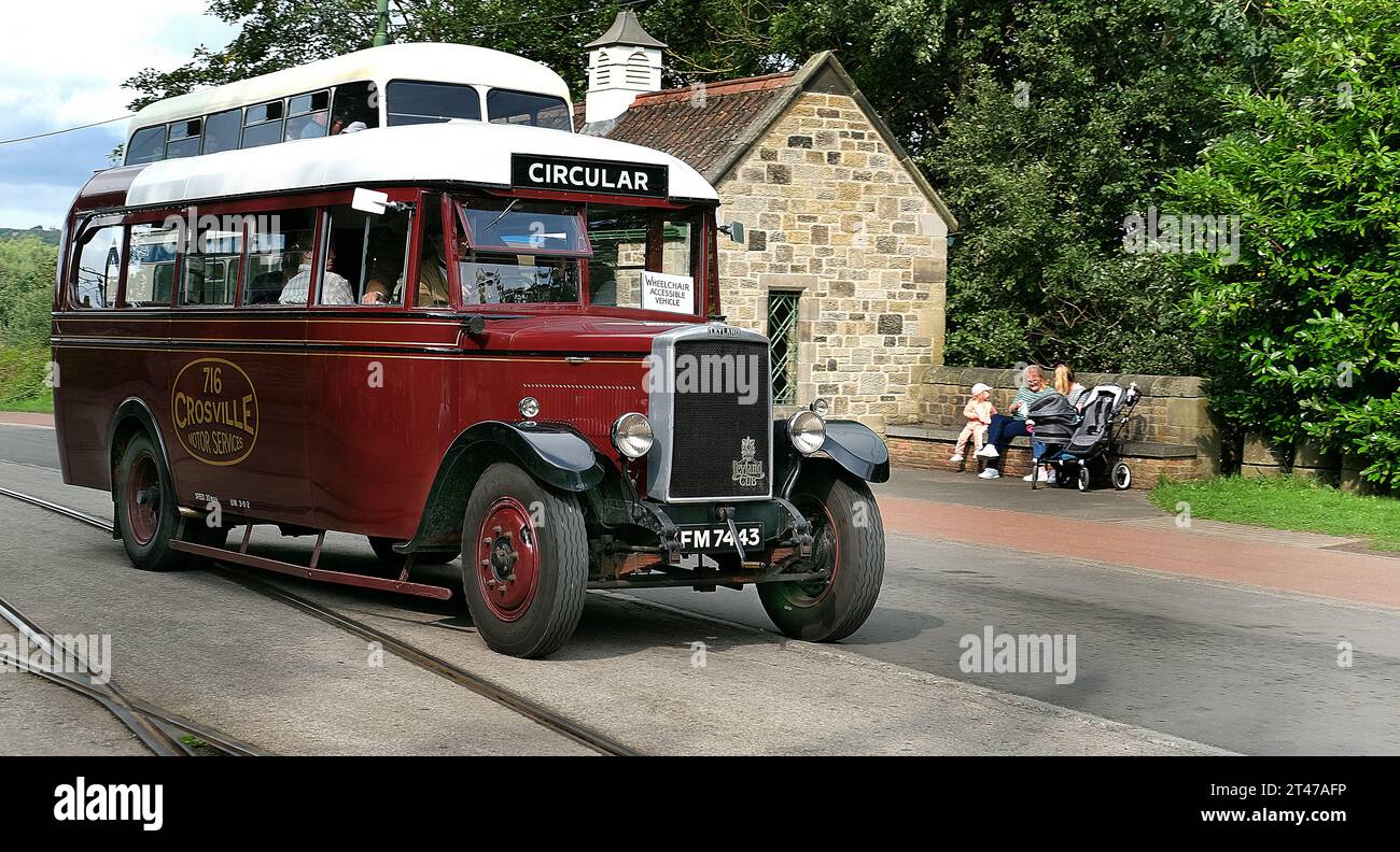 Beamish living history museum. North eastern England. Transport and ...