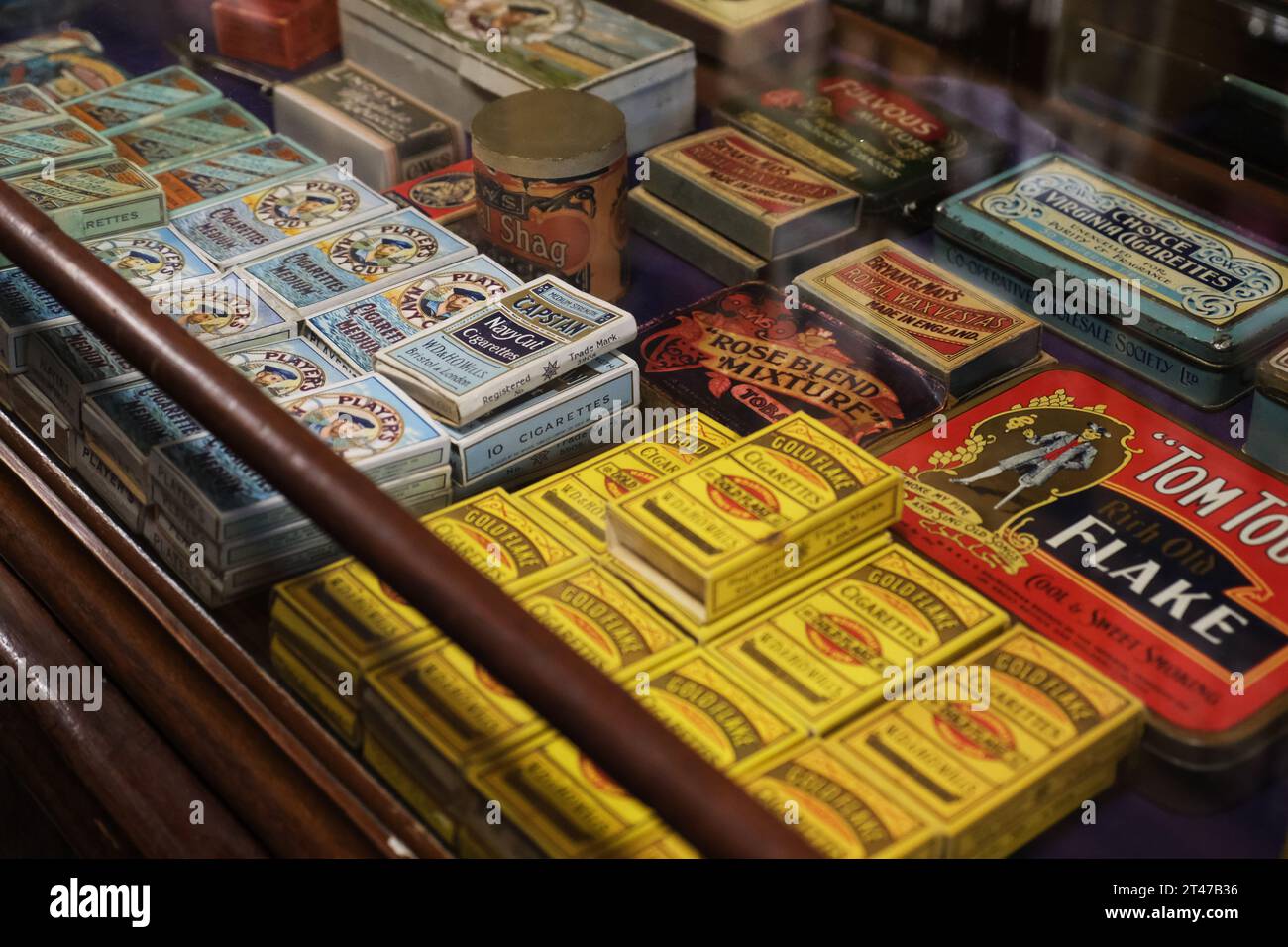 Beamish open air museum. Living history. Durham. UK. Building interior ...