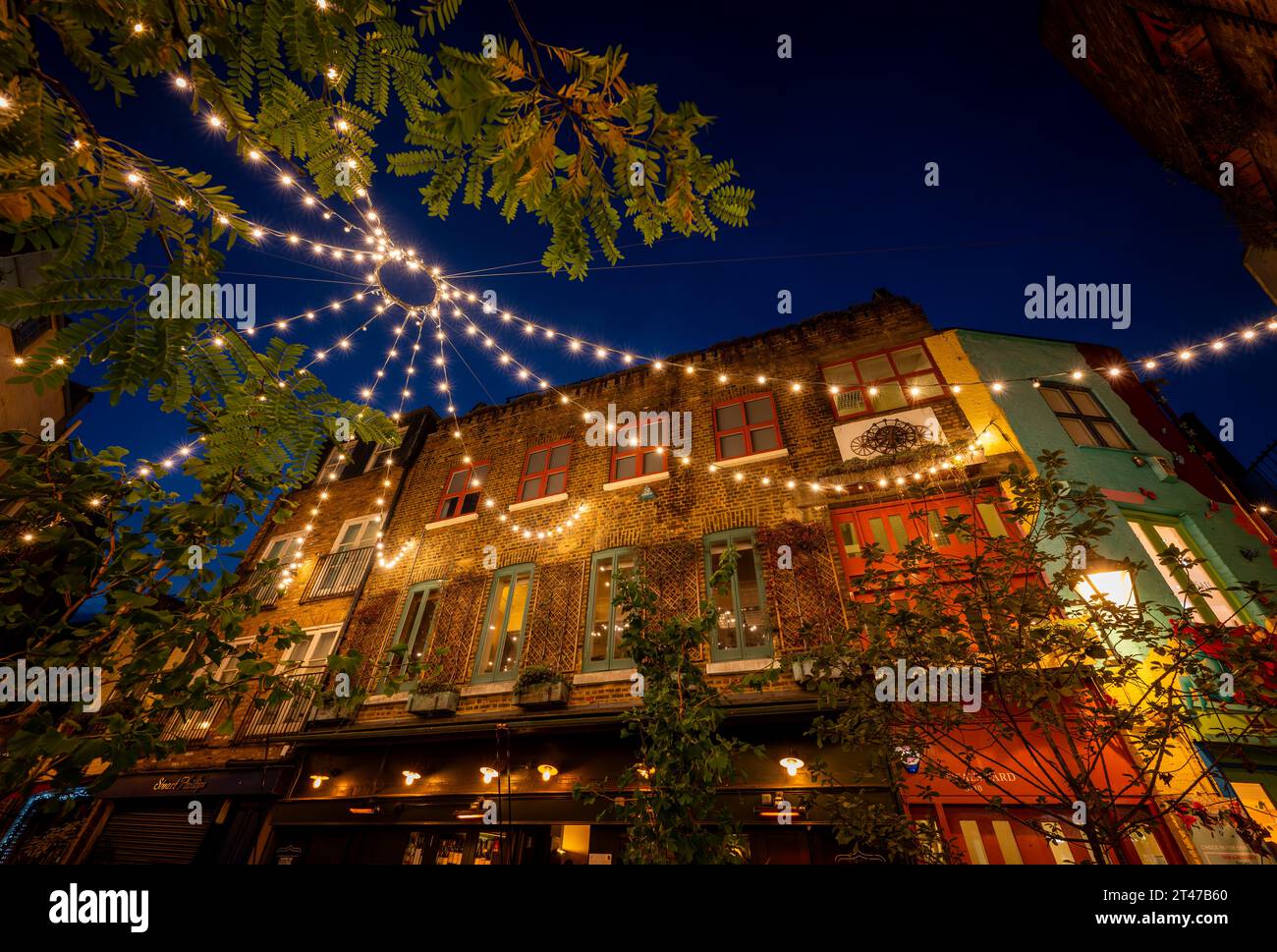 London, UK: Neal's Yard in the Covent Garden area of central London. A ...